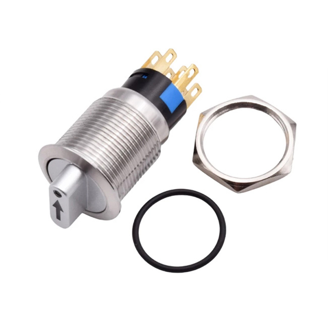 China 3 position Metal Rotary Switch manufacturers, 3 position Metal ...