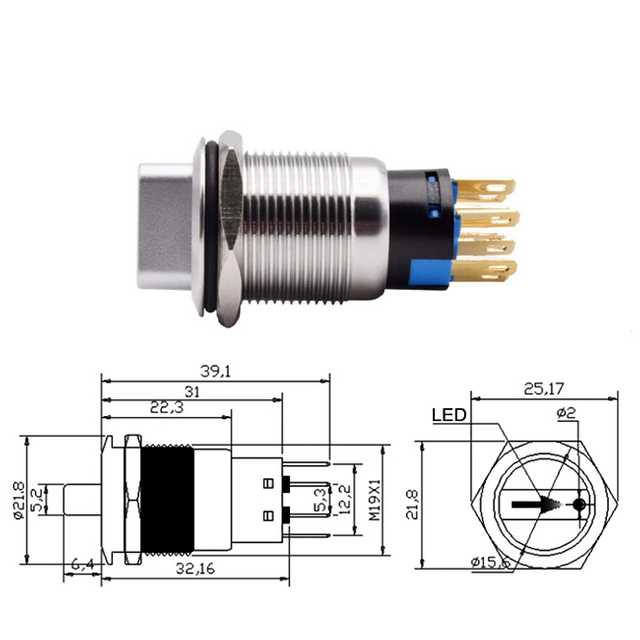 China Waterproof rotary switch manufacturers, Waterproof rotary switch ...
